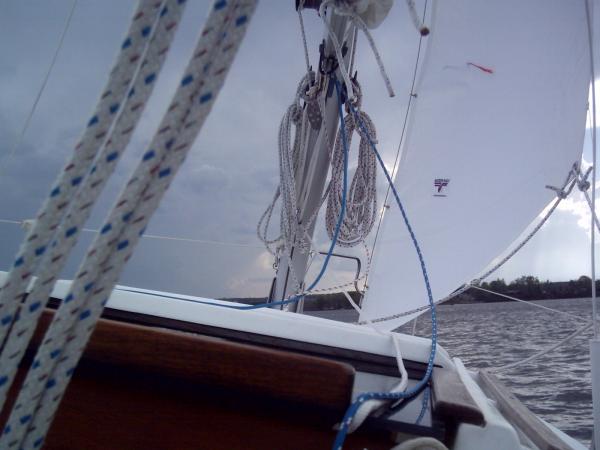STORM JIB WORKING HARD | Sailboat Owners Forums